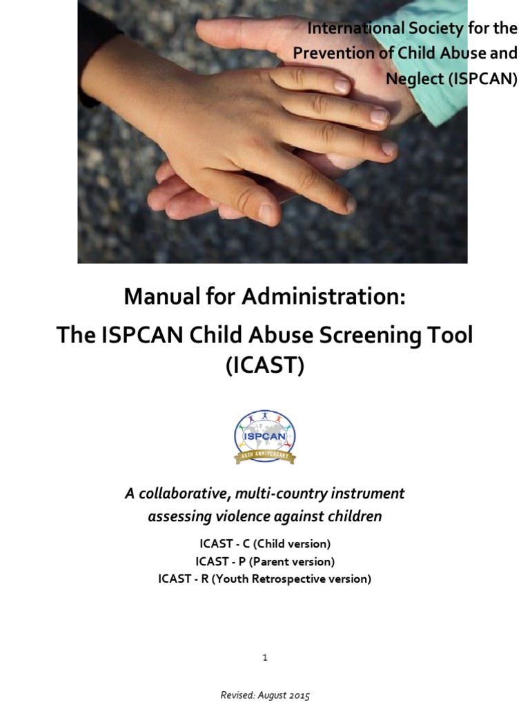 ICAST Combined Manuals V3 | Download Free PDF | Child Abuse | Child Neglect