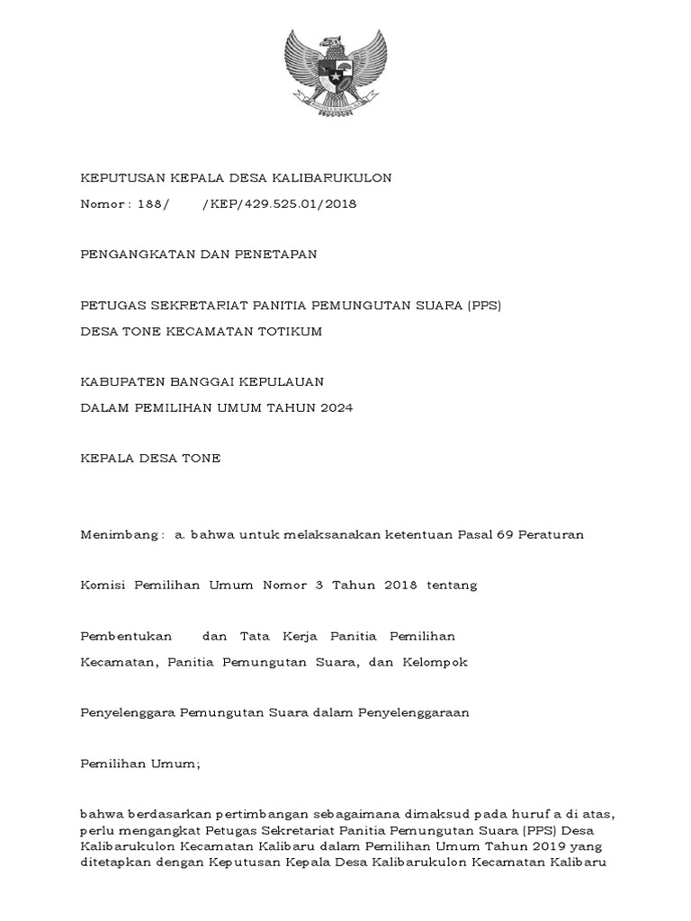 SK Sekretariat PPS | PDF