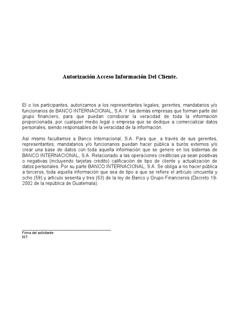 Carta para Requerir Buros Al Cliente | PDF Carta para Requerir Buros Al Cliente | PDF