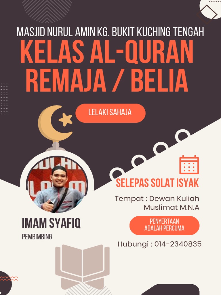 Flyer Kelas Al-Quran | PDF
