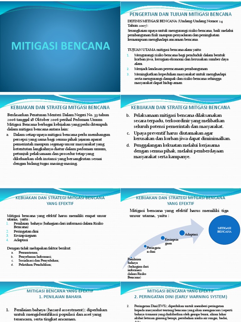 06 - Mitigasi Bencana | PDF
