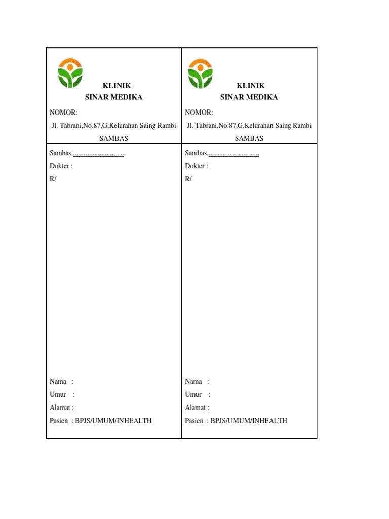 Kertas Resep | PDF | Kesehatan Holistik