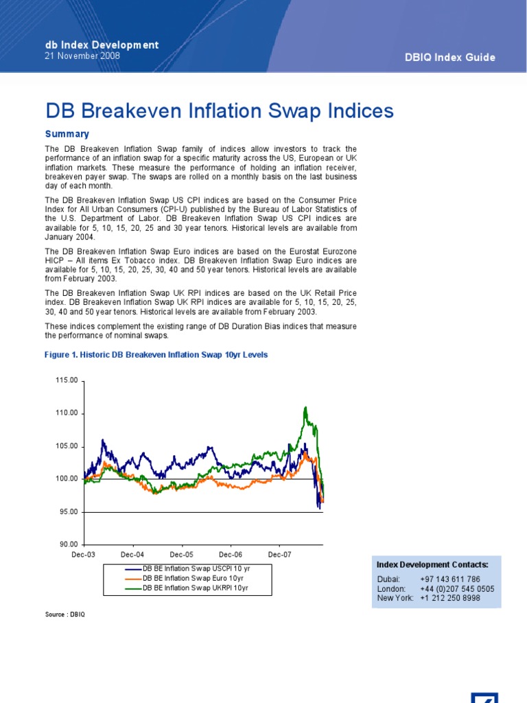 DB Breakeven Inflation Swap Guide v1.20101207 | PDF | Swap (Finance ...