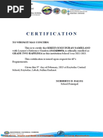 Certificate For Single Parent | PDF
