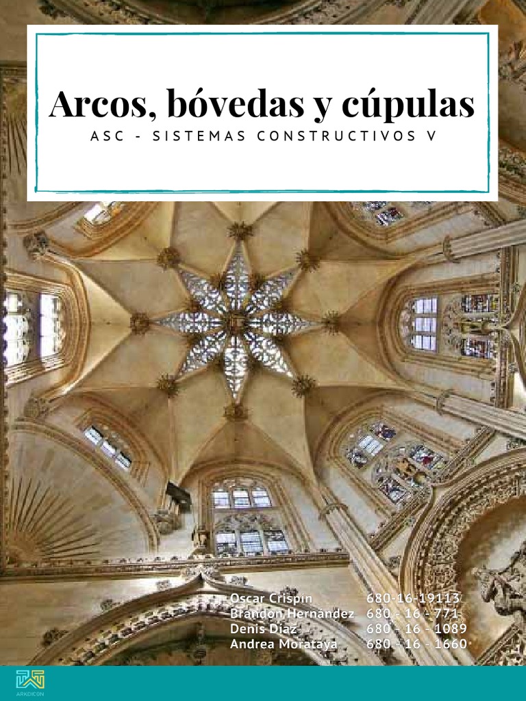 Arcos, Bóvedas y Cúpulas | PDF | Bóveda (Arquitectura) | Hazme