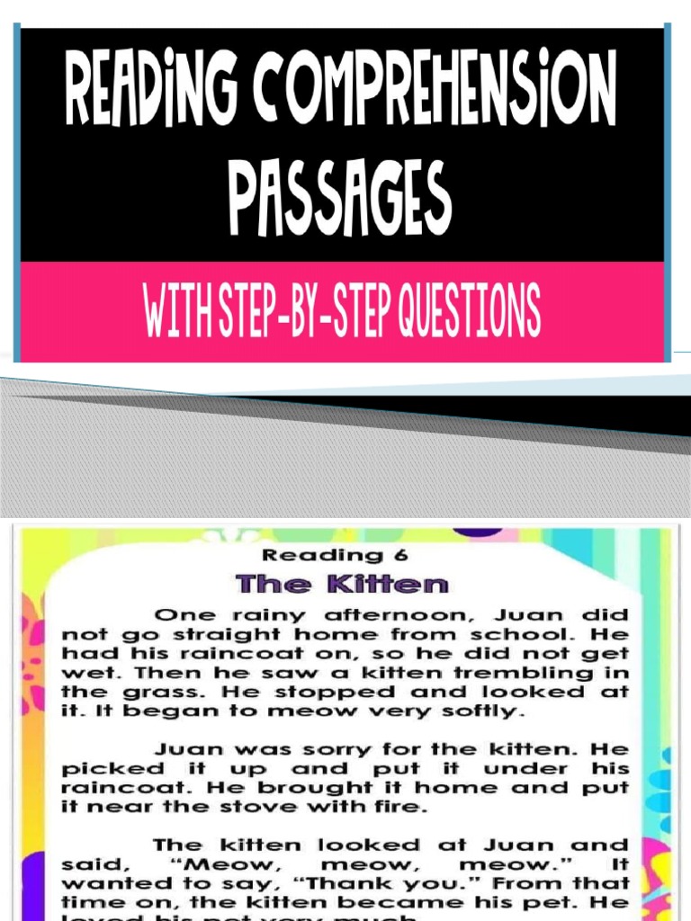 Remedial Reading With Comprehension Questions in English | PDF