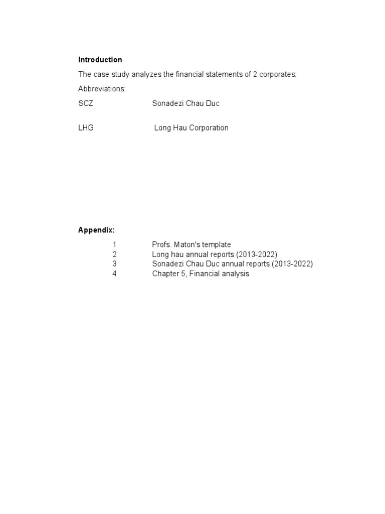 Long Hau LGH - Sonadezi Chau Duc SZC - Case Study Q7 Review | PDF | Fixed Asset | Depreciation