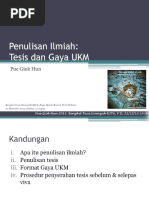 Format Gaya UKM | PDF