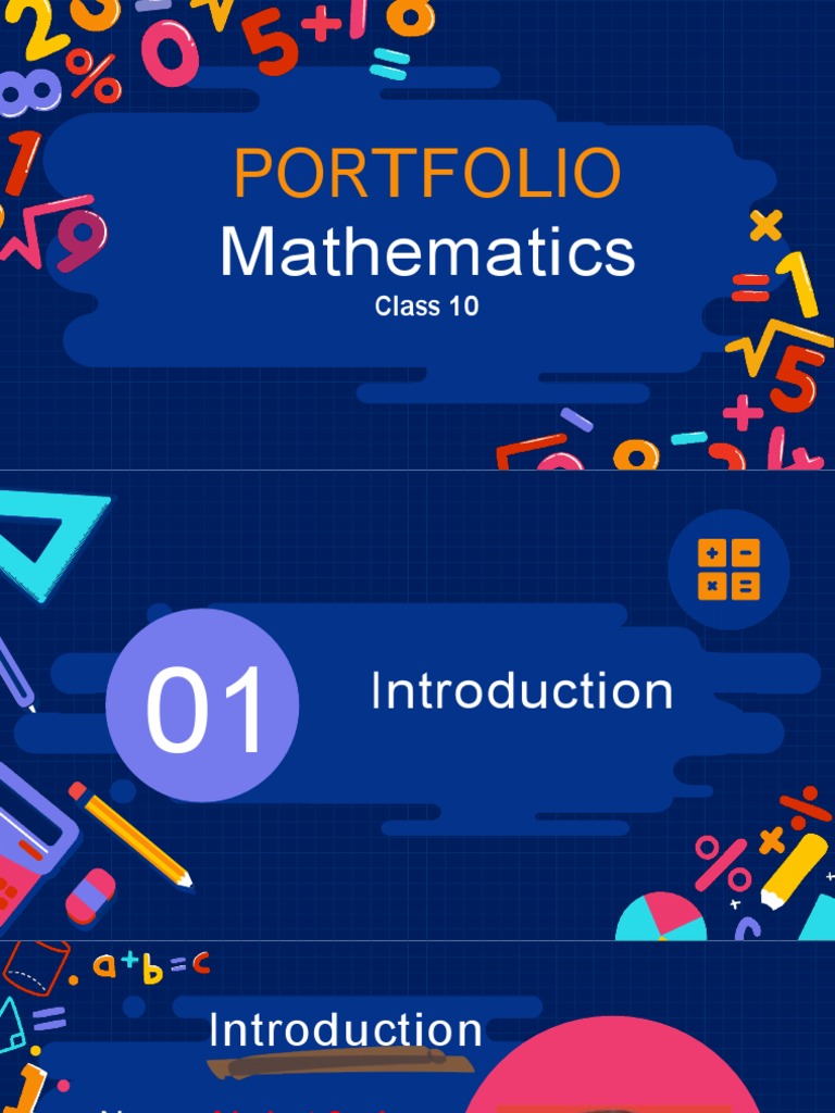 Class 10 Maths Portfolio Activities | PDF