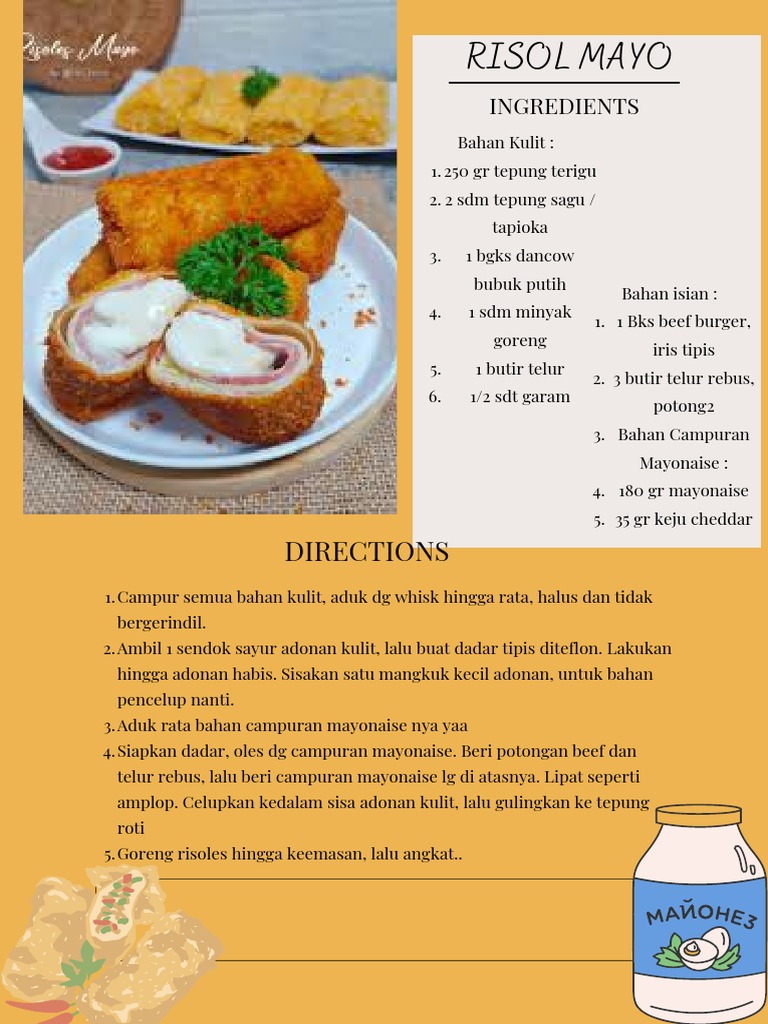 Resep Risol Mayo | PDF