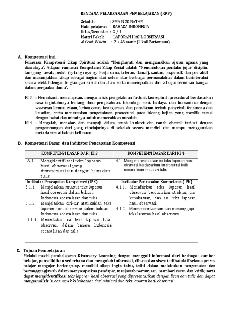 3.1 Dan 3.2 (Lap Observasi) | PDF