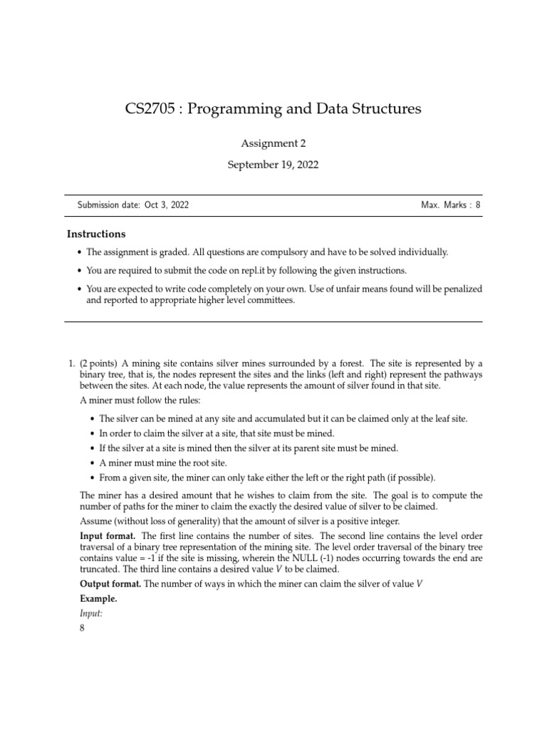 Assignment 2 | PDF | Algorithms | Mathematical Logic Assignment 2 | PDF | Algorithms | Mathematical Logic