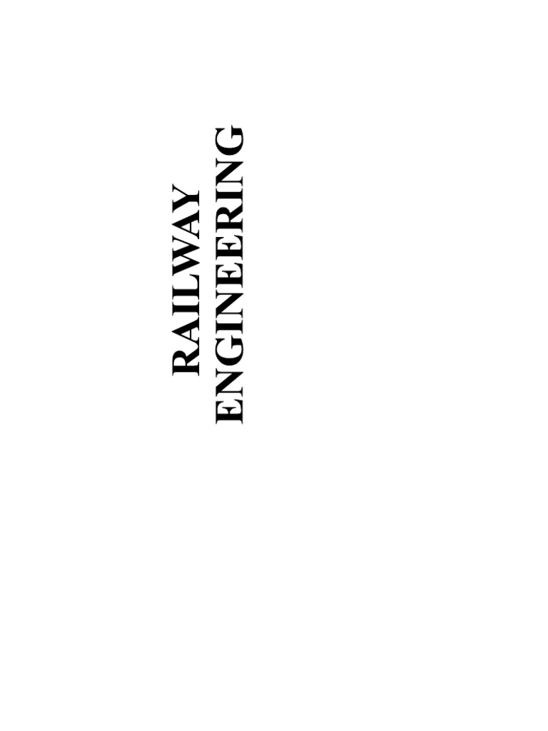 RailWay Engineering | PDF