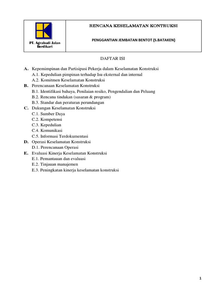 005 RK3 Jembatan Bentot Oks | PDF