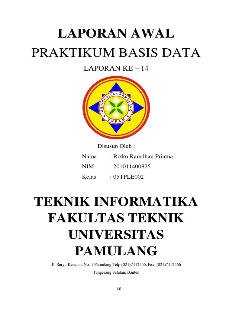 Panduan Praktikum phpMyAdmin MySQL | PDF