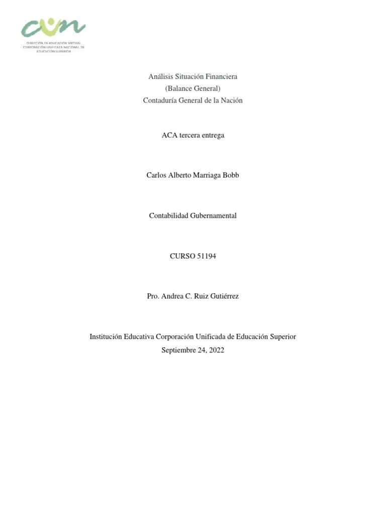 Aca 3 Contabilidad Gubernamental | PDF | Seguro | Activo intangible