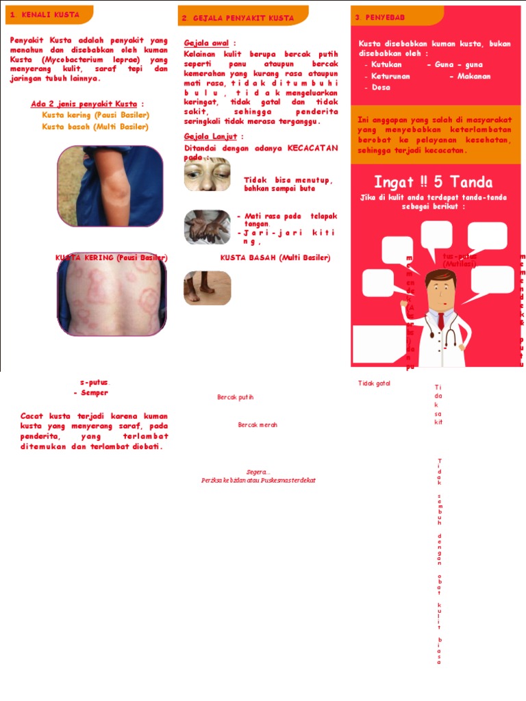 Leaflet Penkes Kusta | PDF