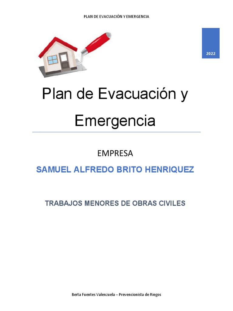 PLAN Eva Samuel | Descargar gratis PDF | Temblores | Emergencia