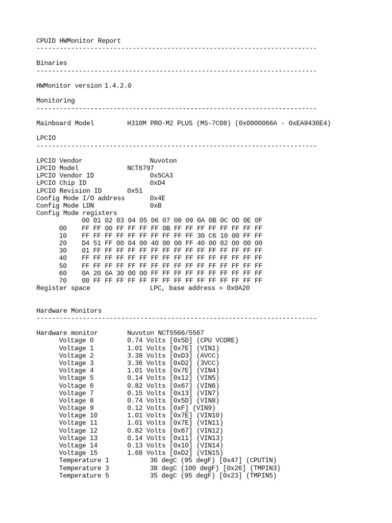 HW Monitor | PDF | Multi Core Processor | Cpu Cache