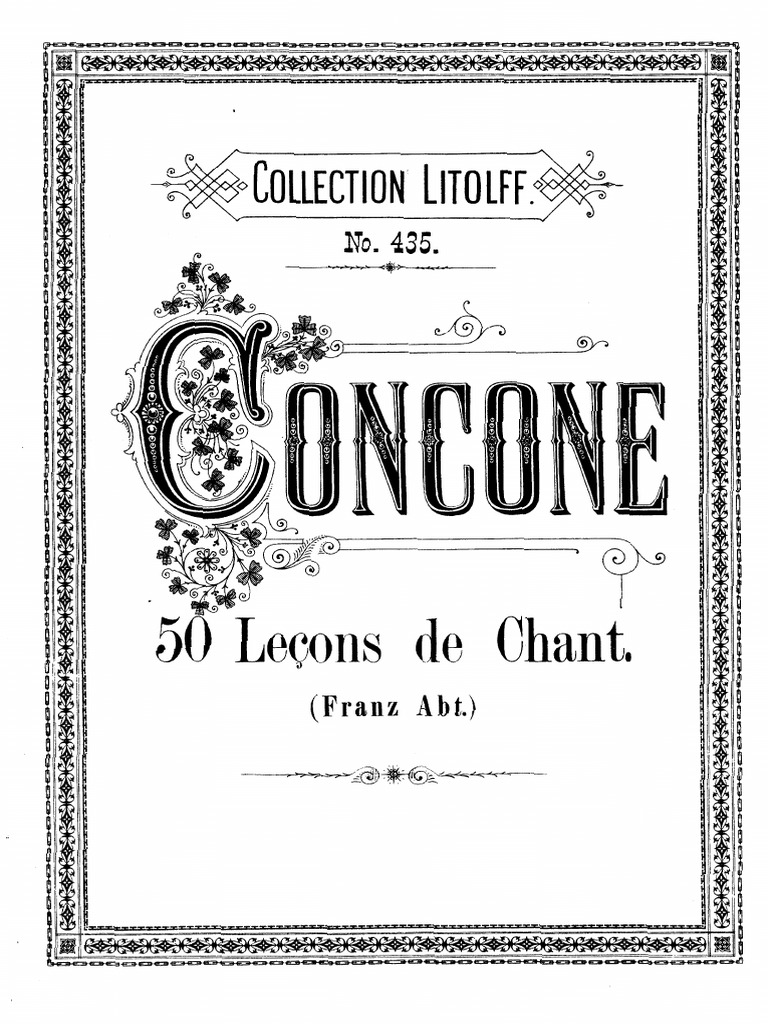 Concone | PDF