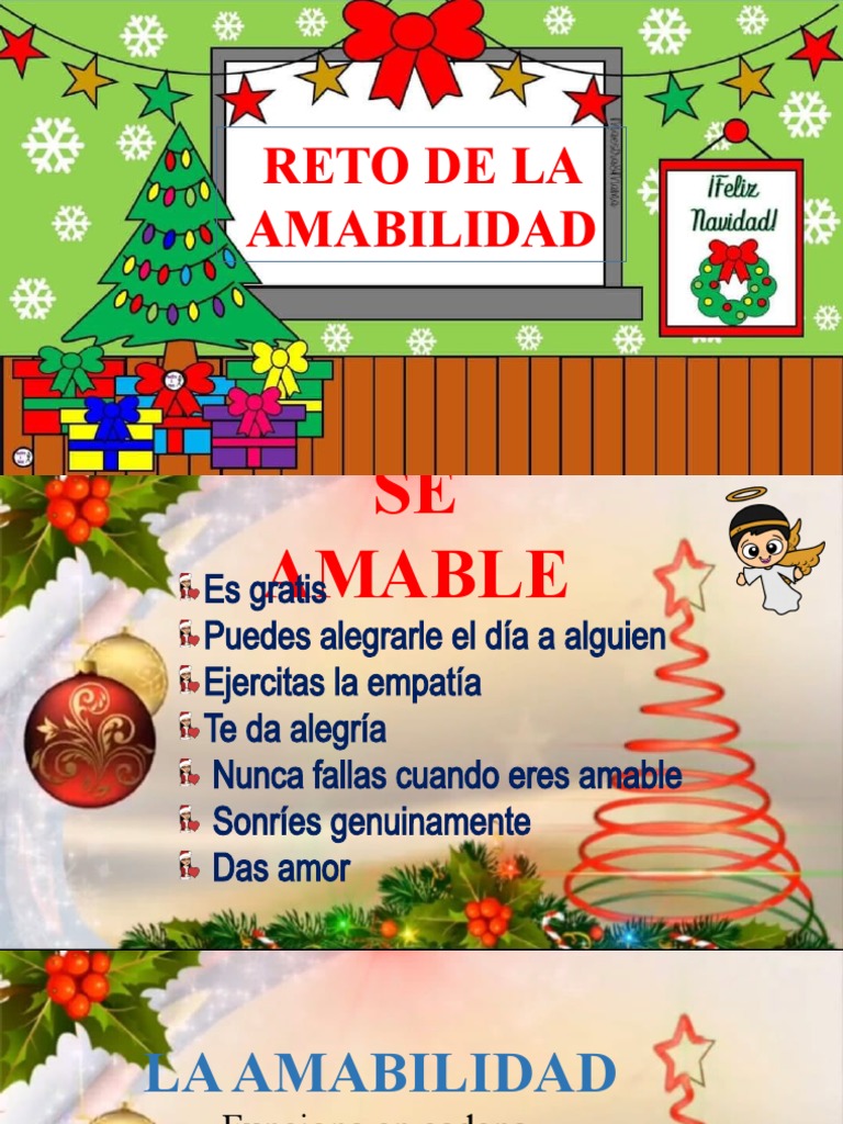RETO DE LA AMABILIDAD CCSS 5to | PDF