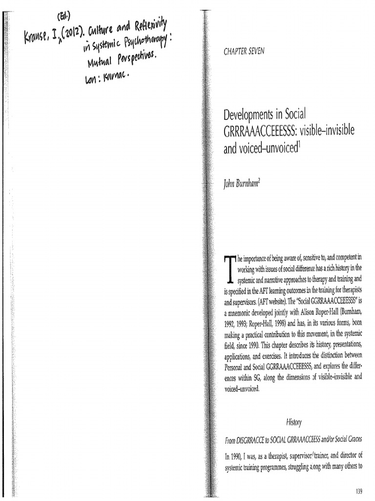 Burnham Social Graces | PDF