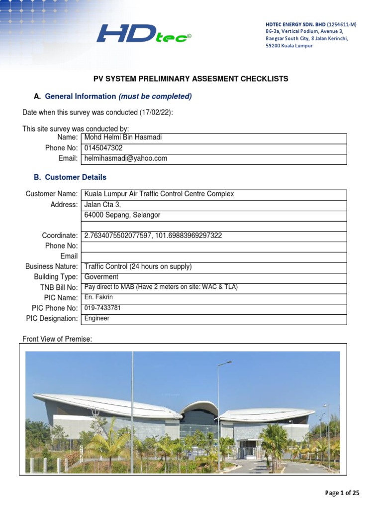 Site Visit Klatcc | PDF | Electromagnetism | Electric Power