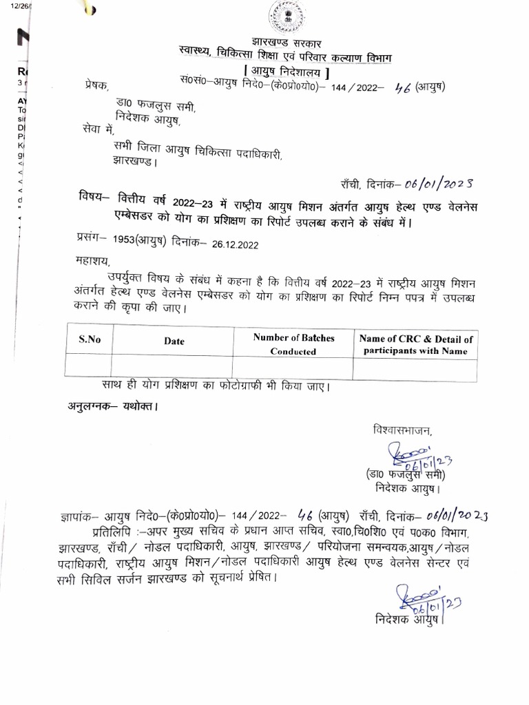 Yoga Training Report | PDF