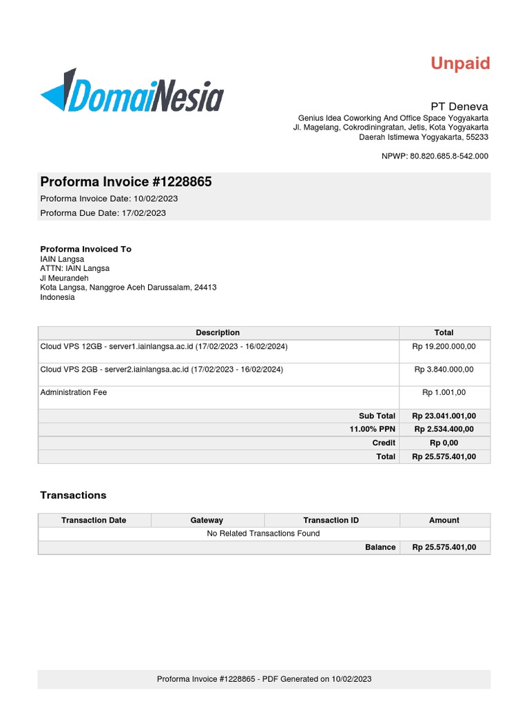 Invoice 1228865 | PDF | Invoice | Accounting