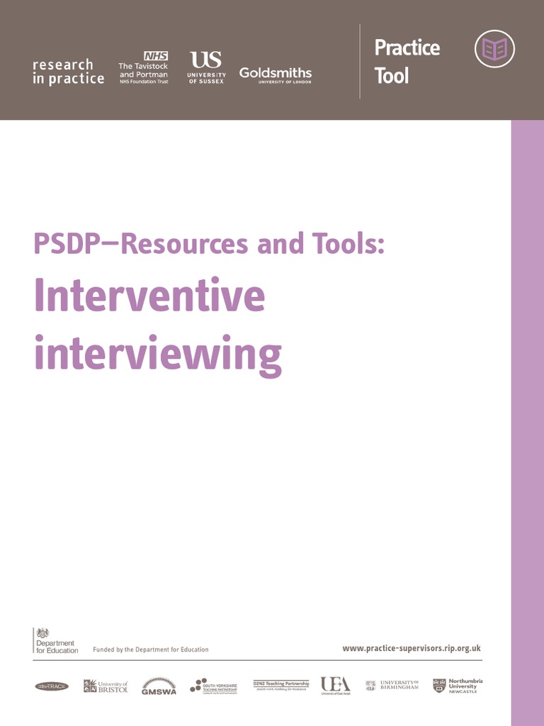 Interventive Interviewing | PDF | Thought | Experience