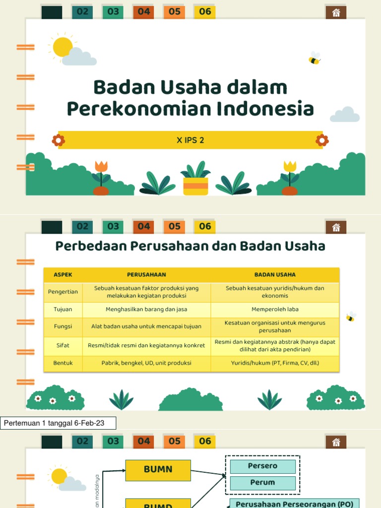 Badan Usaha Dalam Perekonomian Indonesia | PDF | Ilmu Sosial