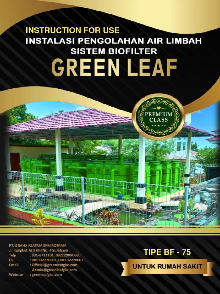 Buku Manual IPAL BF 75 | PDF