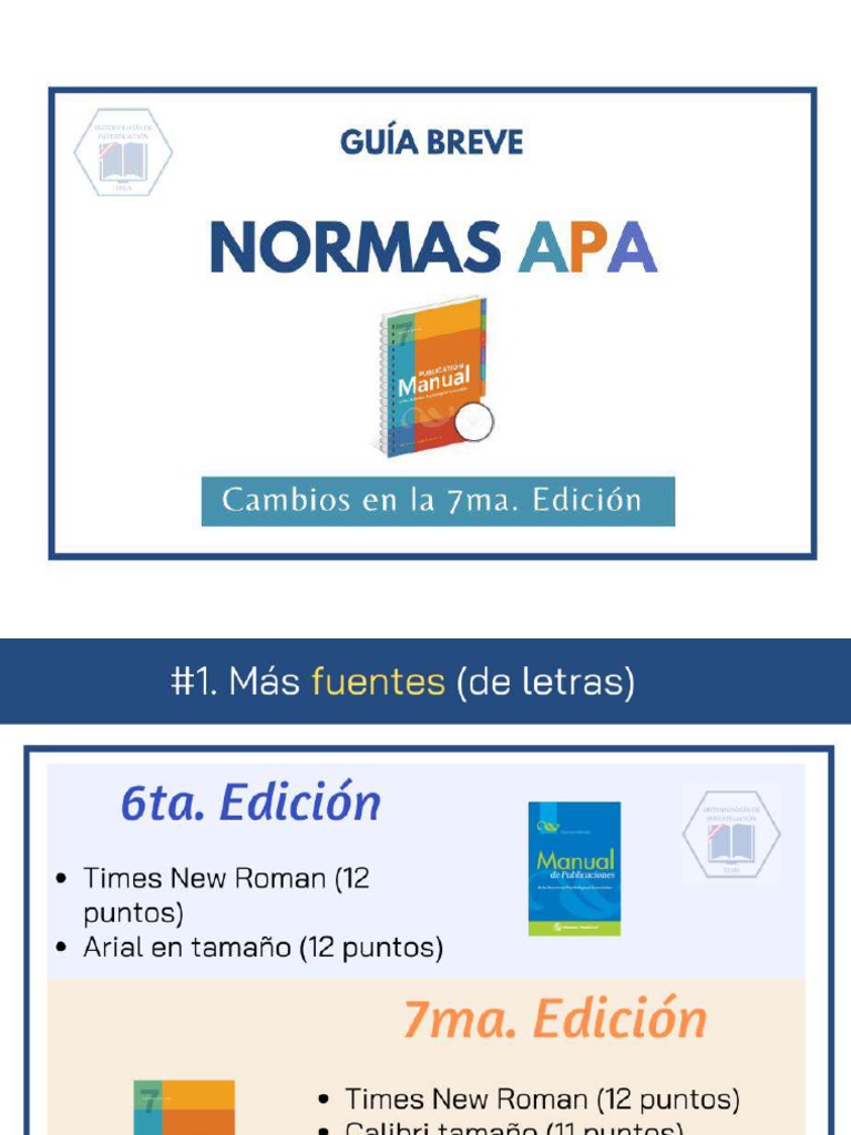 Presentacion APA 7a Edicion. | PDF