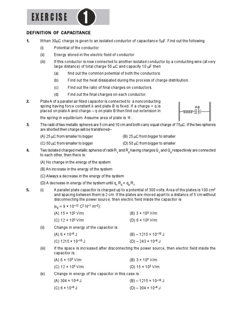 Capacitance | PDF | Capacitor | Capacitance