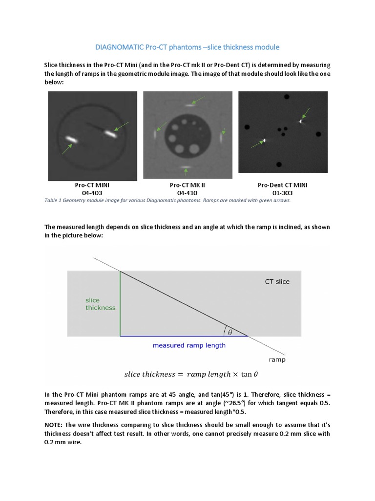 C.T Slice Thickness | PDF | Angle | Pixel