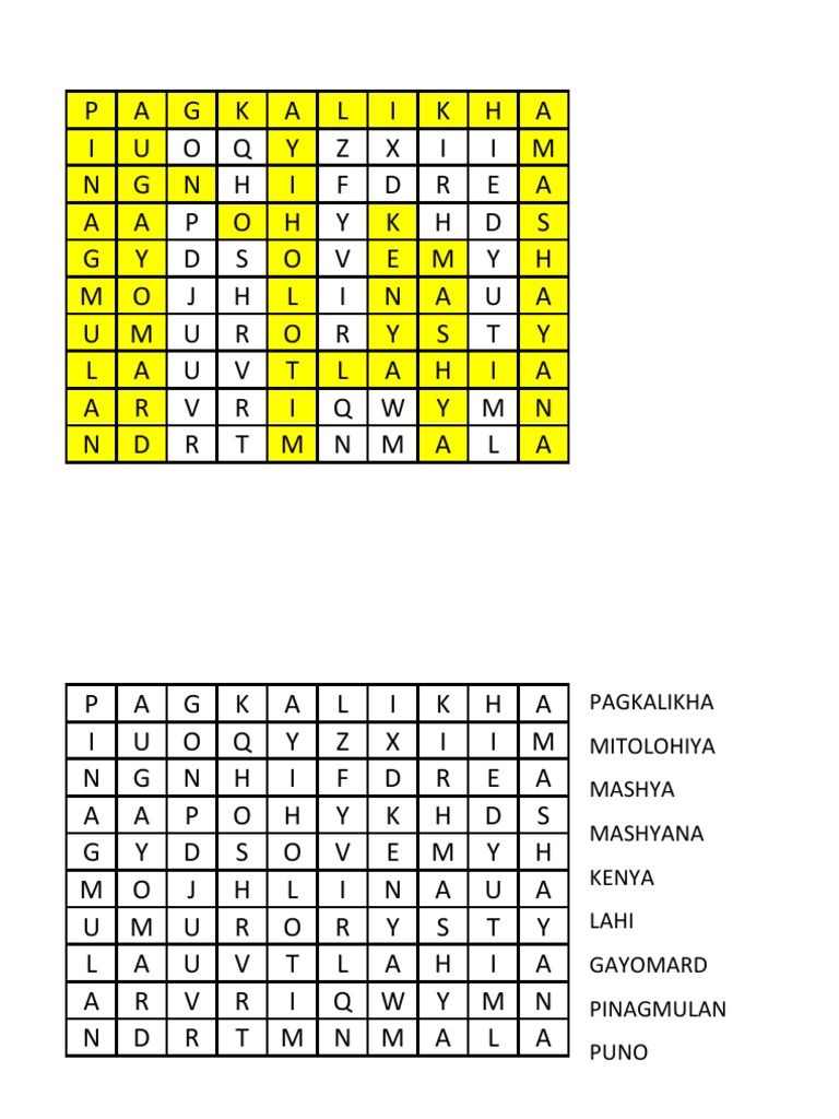 Hanap Salita | PDF