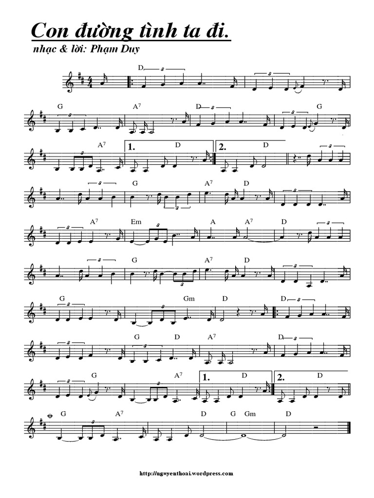Con đường tình ta đi | PDF