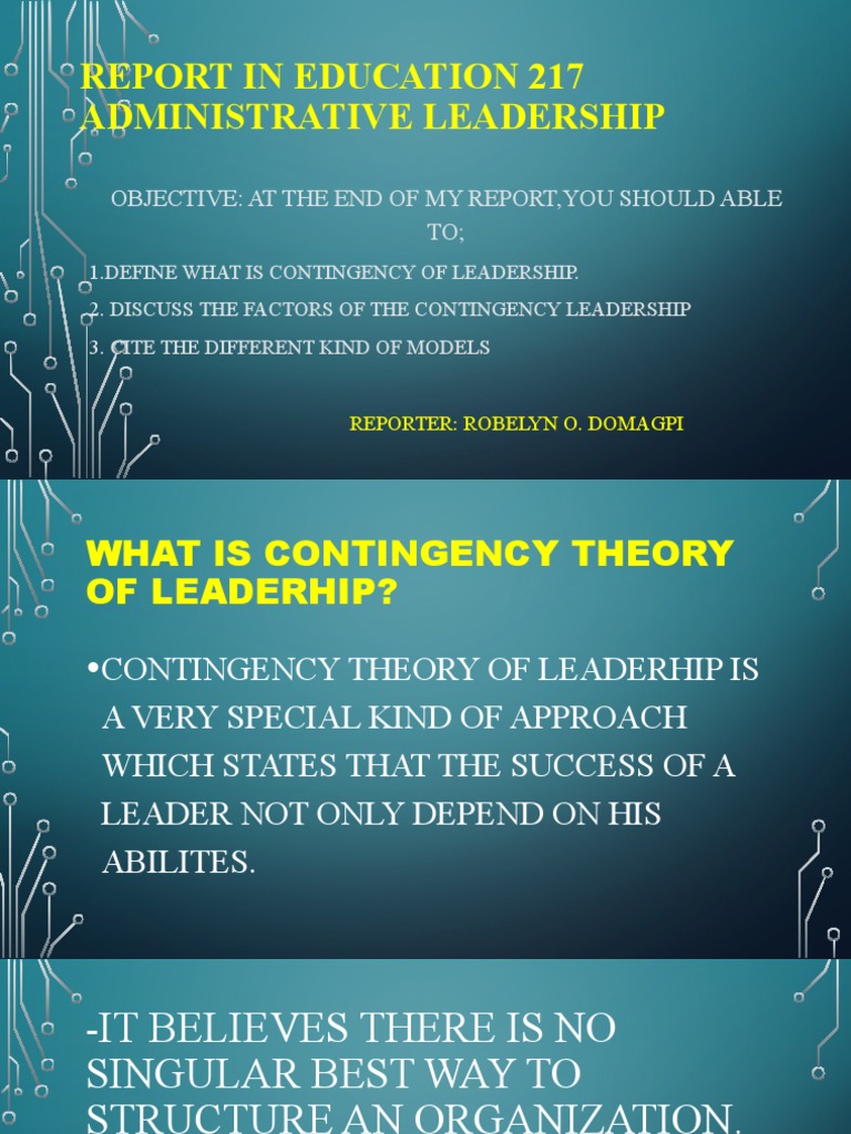 Administrative Leadership Report | PDF | Leadership | Psychology