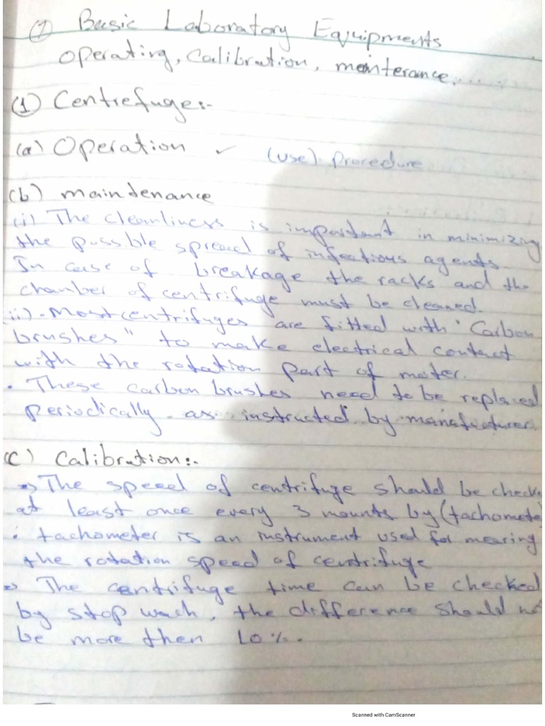 Basic Lab Equipments FSc. MLT Notes | PDF