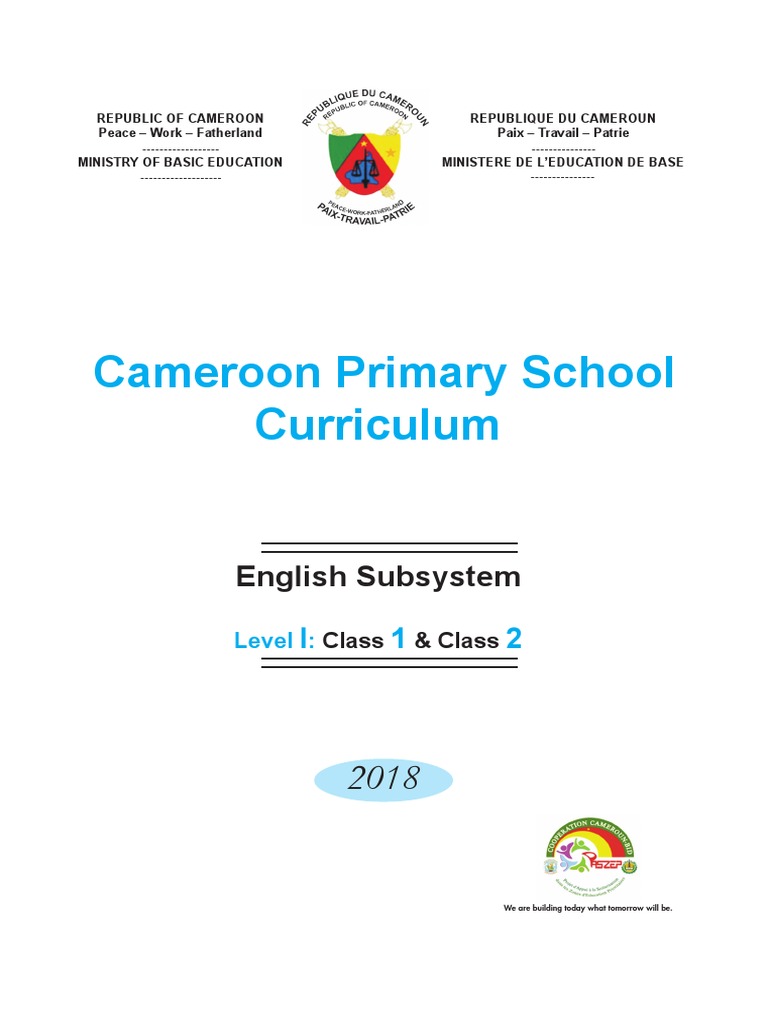 Cameroon Primary School Curriculum Level I | PDF | Curriculum | Project ...