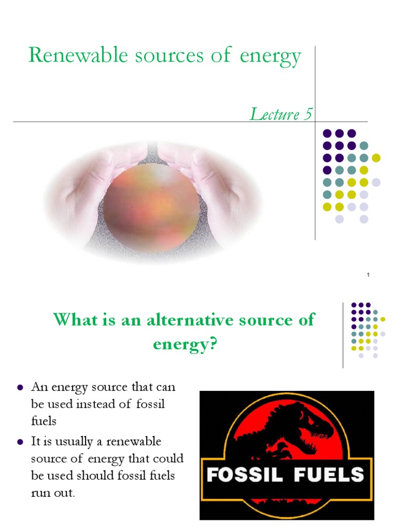 Lecture No.5 Renewable Energy | PDF | Renewable Energy | Solar Energy Lecture No.5 Renewable Energy | PDF | Renewable Energy | Solar Energy