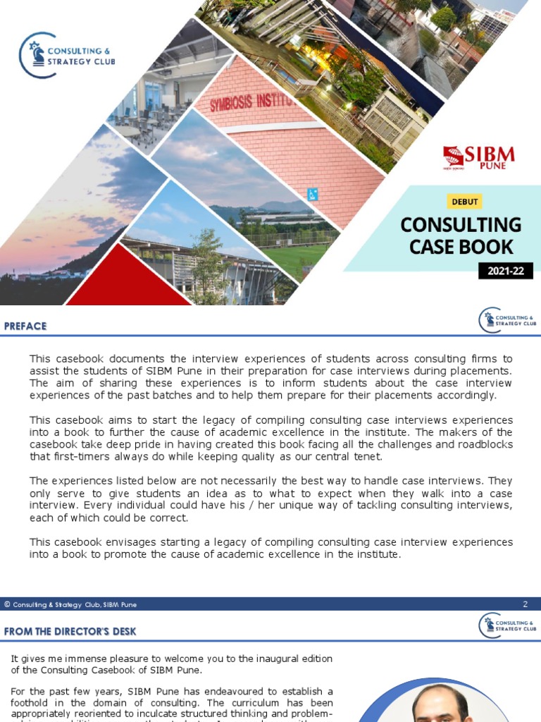SIBM Pune - Casebook - 2022 | PDF | Strategic Management | Profit (Economics)