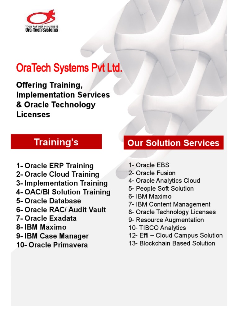 Ots Training Broucher Pdf
