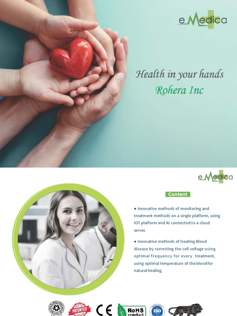 eMedica device improves cell health using frequency and voltage ...