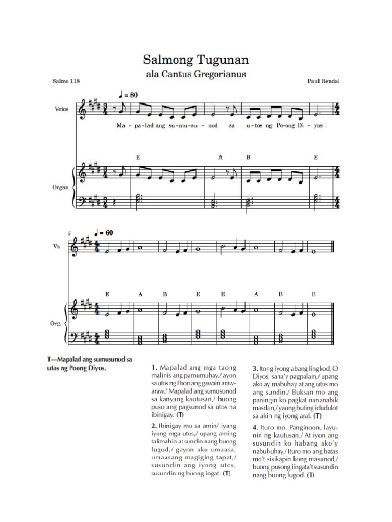 Complete - Salmong Tugunan - Lent | PDF