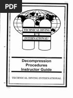 BSAC Nitrox Decompression Tables | PDF