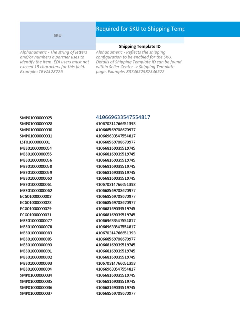 SKU Template | PDF | Computing | Software