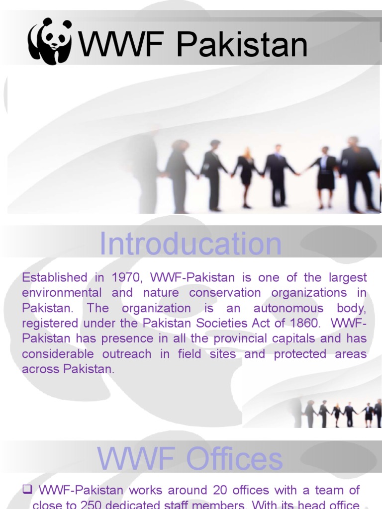 WWF Presentation | PDF | World Wide Fund For Nature | Biodiversity