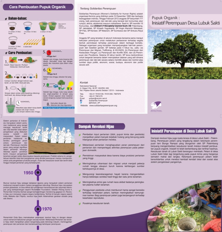 Leaflet Pupuk Organik | PDF