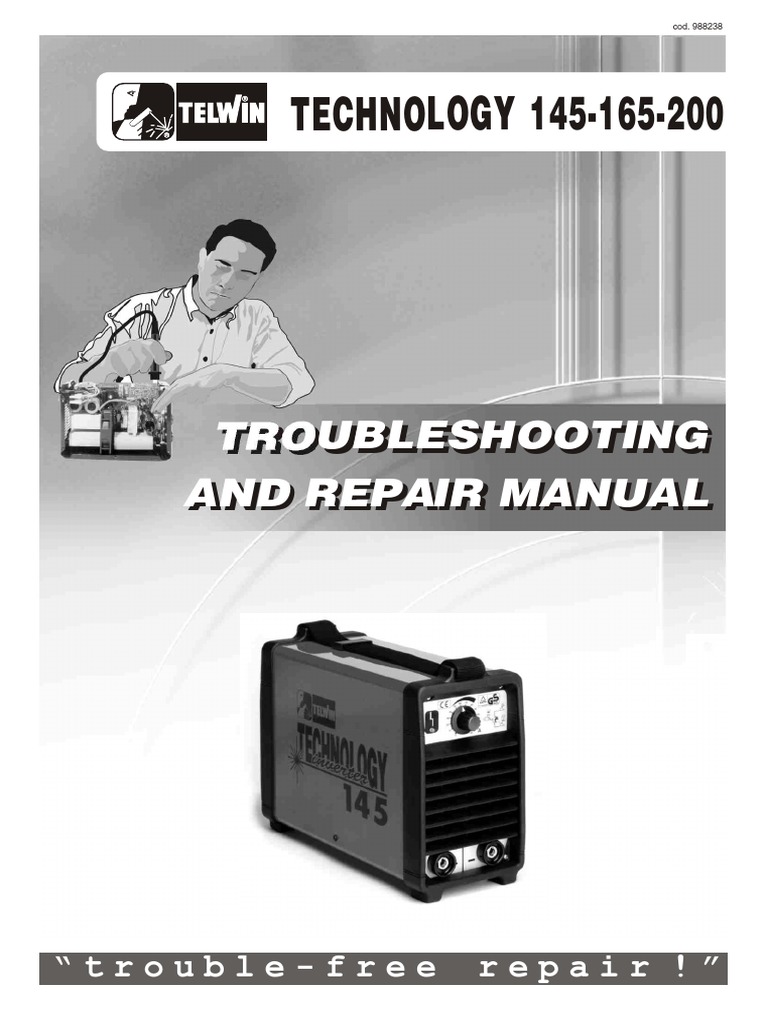 Telwin Inverter Repair Guide 145-200 | PDF | Power Inverter | Power Supply